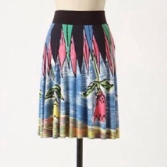 Anthropologie | Skirts | Anthropologie Ric Rac Sketch Book Tulip Skirt ...